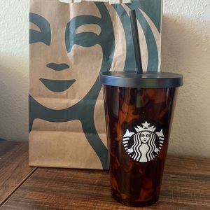 Starbucks | Kitchen | New Starbucks Tortoise Shell 6oz Cold Cup Tumbler ...